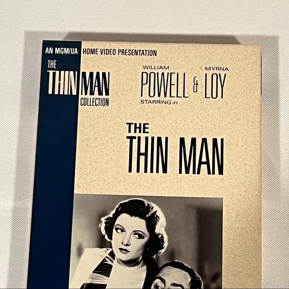 MGM | Media | The Thin Man The Thin Man Collection Vhs Movie Vcr Tape ...